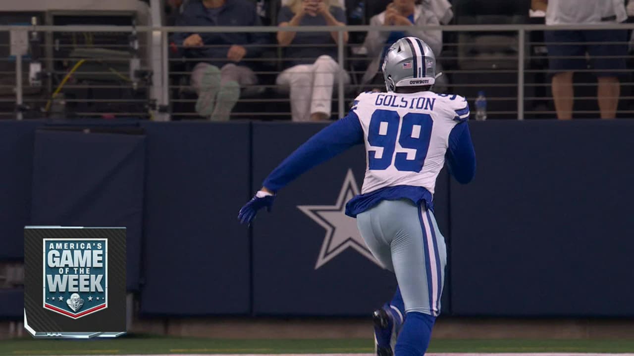 Dallas Cowboys pull off fake field goal attempt with defensive end ...