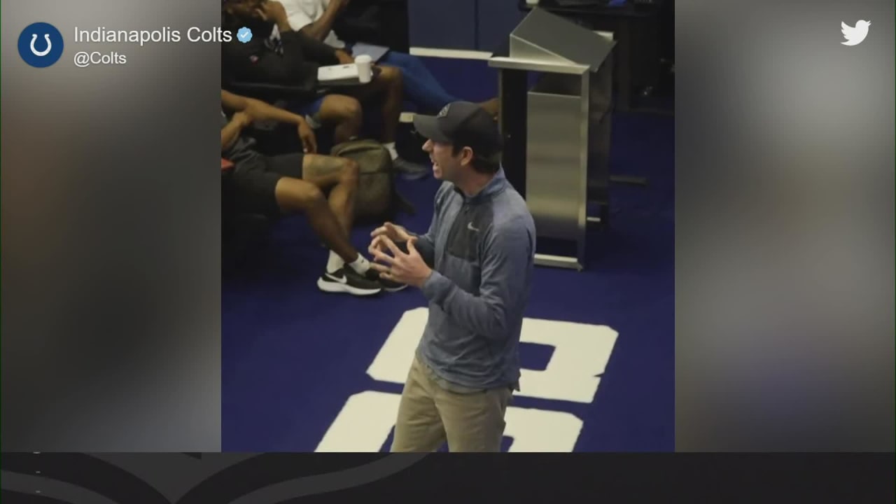 Head coach Shane Steichen gives impassioned speech to Indianapolis ...