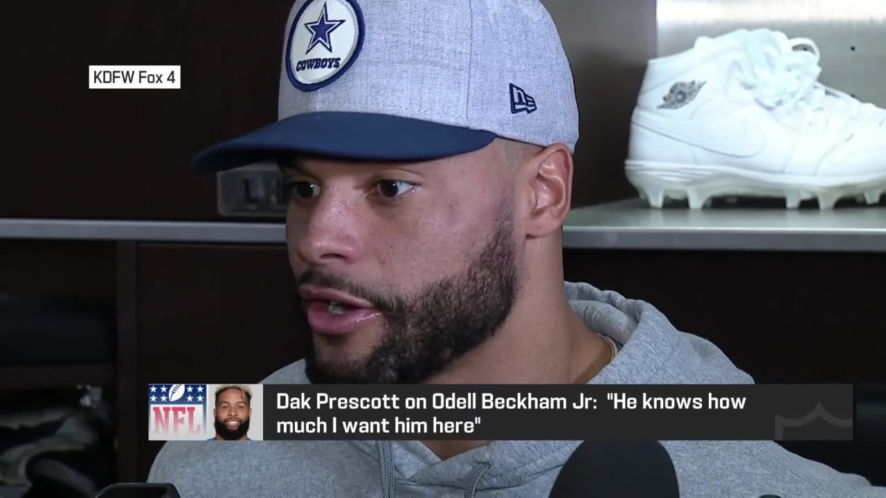 Dallas Cowboys quarterback Dak Prescott on recruiting wide receiver ...