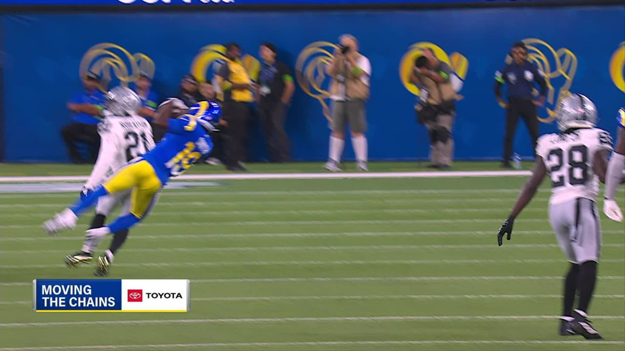 Los Angeles Rams quarterback Stetson Bennett's back-shoulder dart hits ...
