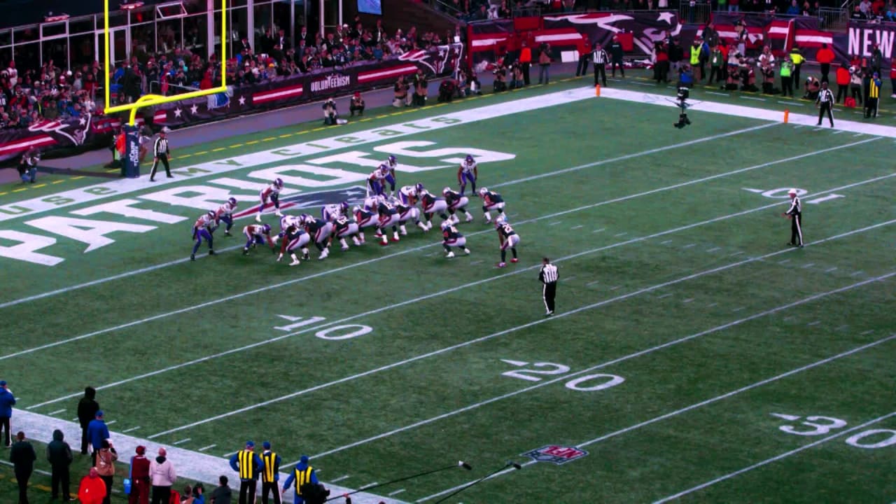 See New England Patriots running back James Develin's TD run in 360 ...
