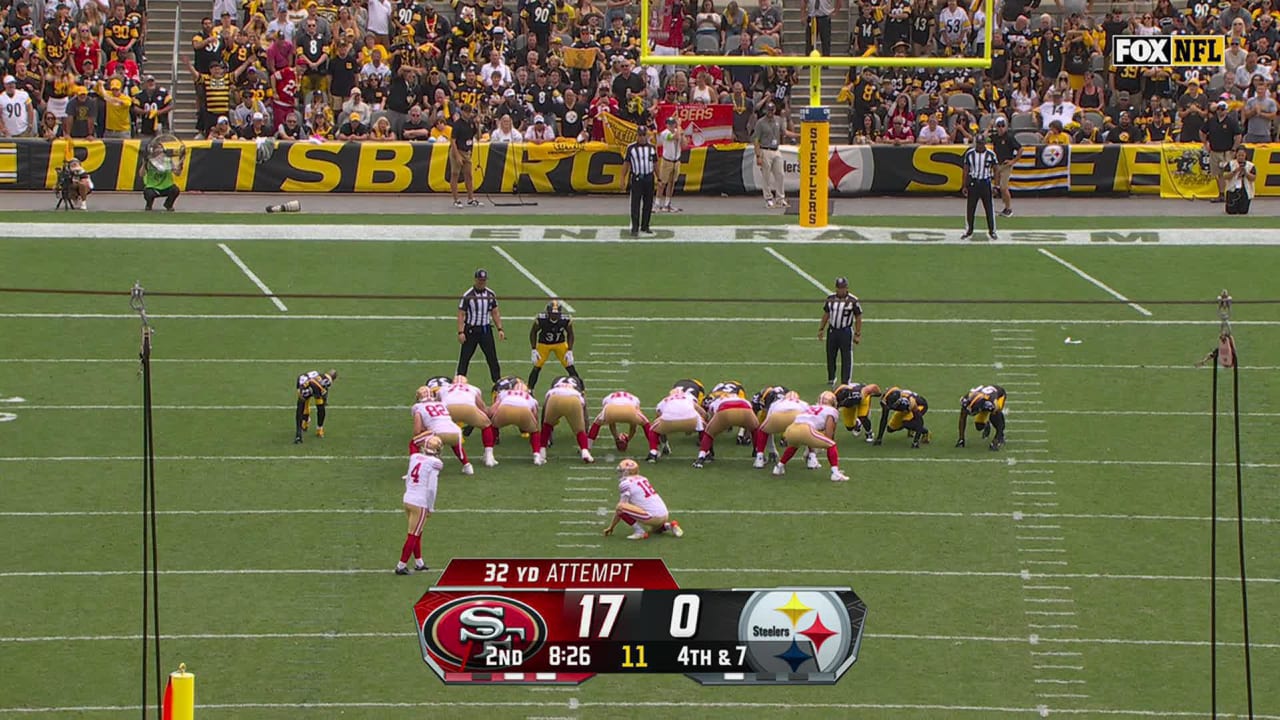 San Francisco 49ers kicker Jake Moody connects on 32-yard FG