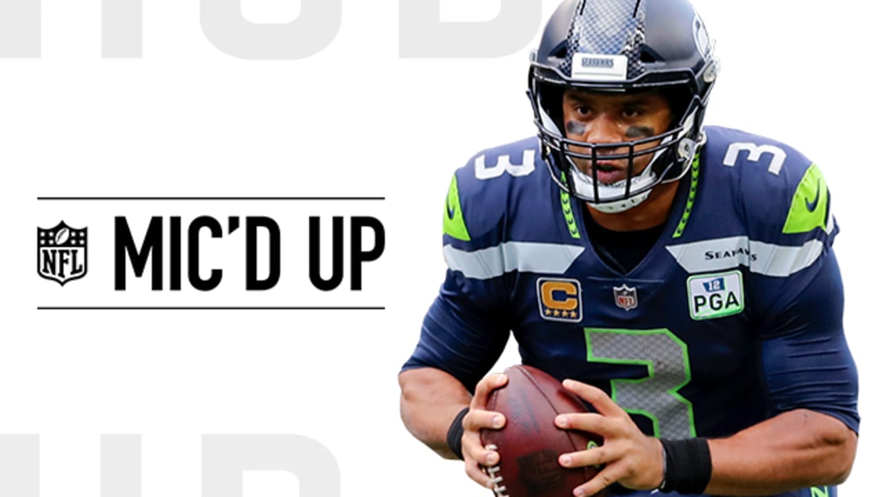 Mic'd Up: Seattle Seahawks quarterback Russell Wilson wired for game's ...