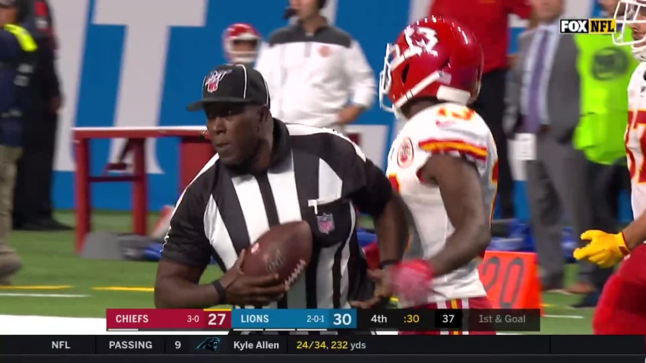 Pringle spins down to third-yard line to put Chiefs in scoring range