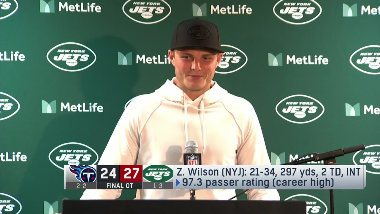 New York Jets rookie quarterback Zach Wilson reflects on getting his ...