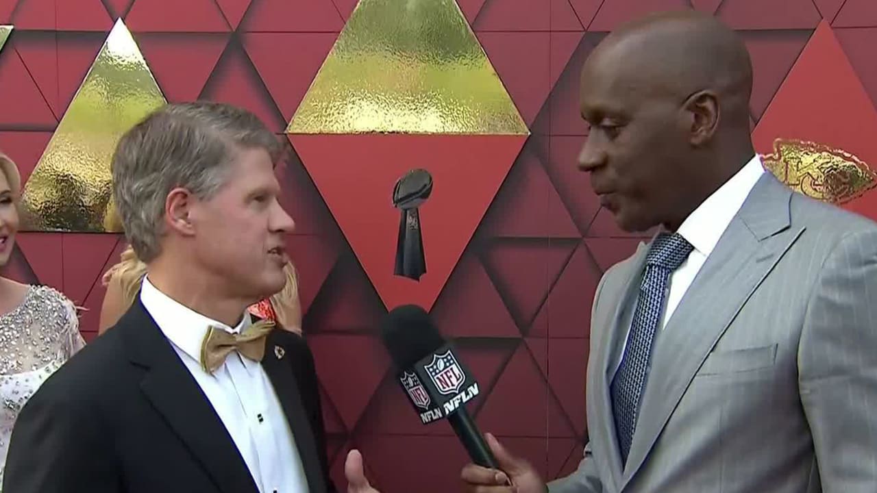Jeffri Chadiha interviews Clark Hunt at Chiefs' Super Bowl LVII ring ...