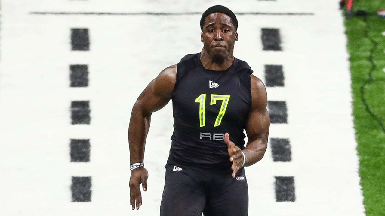 Running back Breece Hall's 2022 NFL Scouting Combine workout