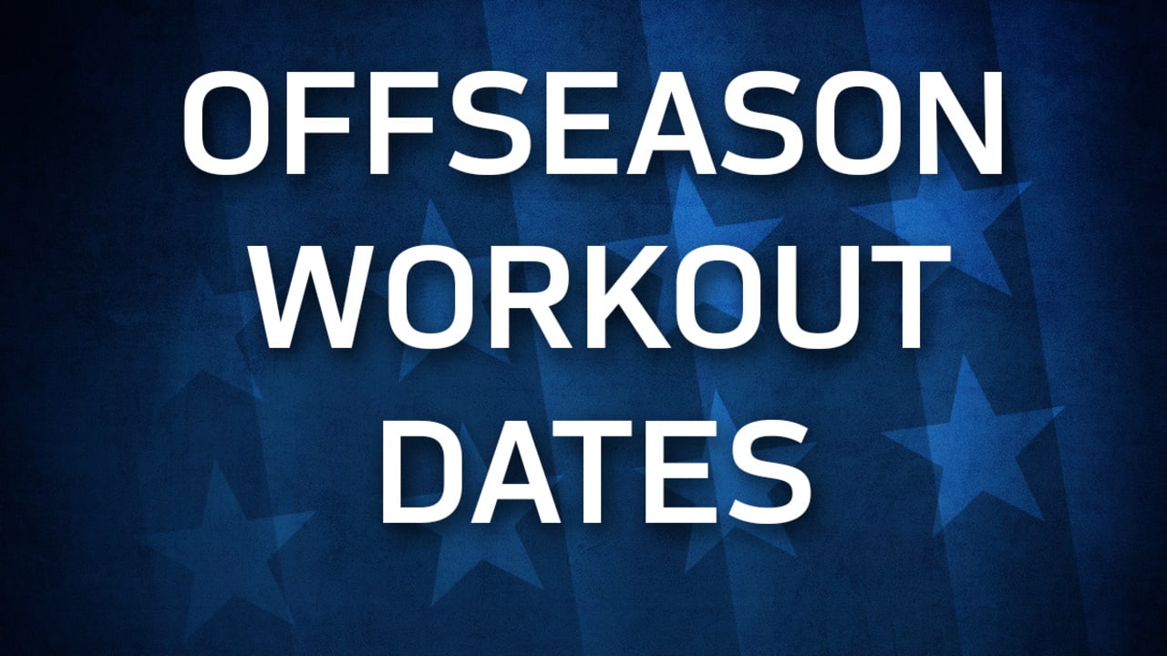 NFL announces offseason workout program dates