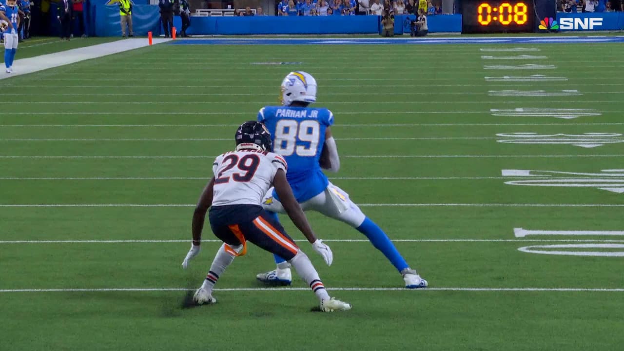 Los Angeles Chargers tight end Donald Parham's 11-yard TD extends the ...