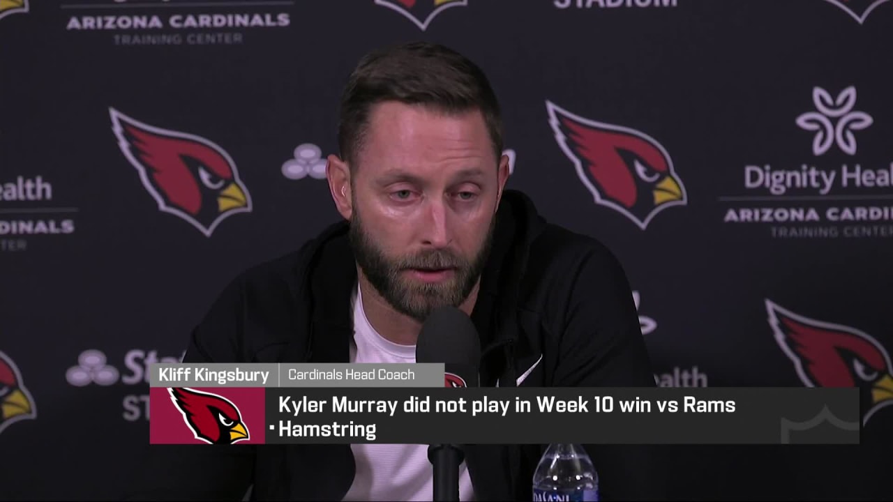 Arizona Cardinals head coach Kliff Kingsbury: quarterback Kyler Murray ...