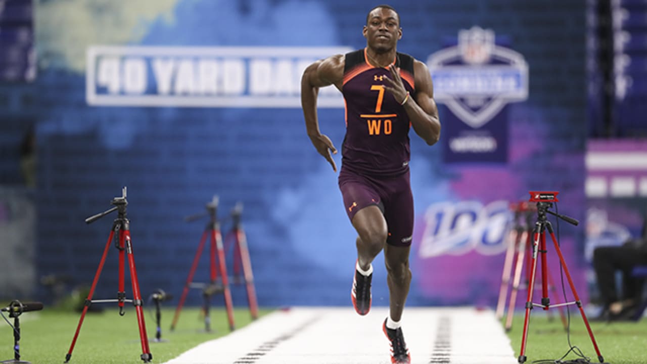 Iowa State wide receiver Hakeem Butler runs an official 4.48 40-yard ...