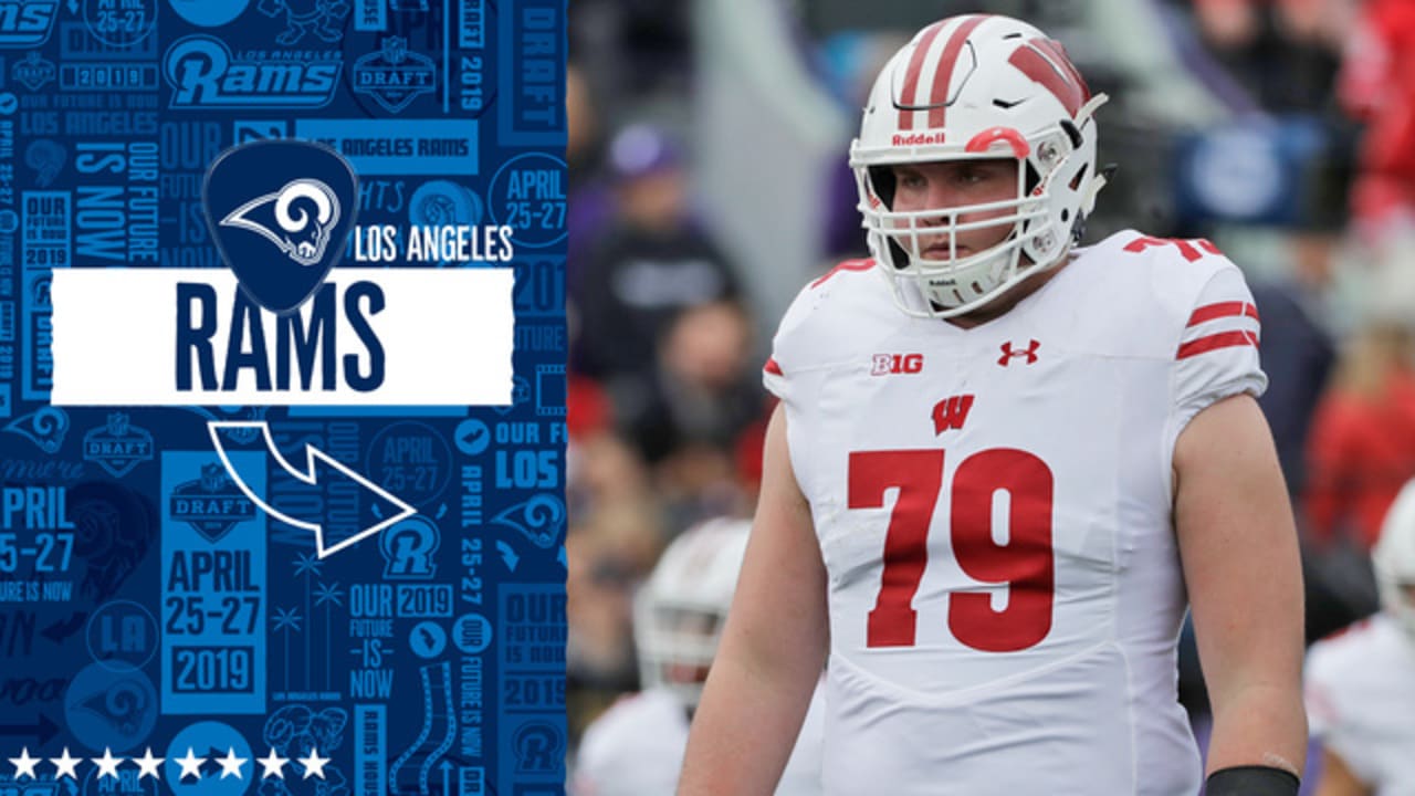Los Angeles Rams select Wisconsin tackle David Edwards No. 169 in the ...