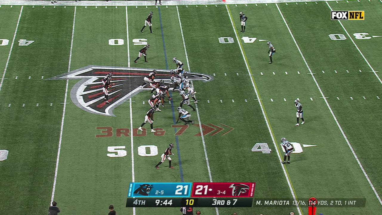 Atlanta Falcons tight end Kyle Pits turns on sport mode for 33-yard run