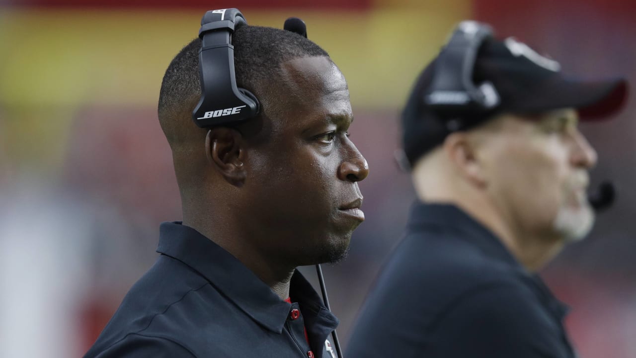 Falcons name DC Raheem Morris their interim head coach after firing Dan ...