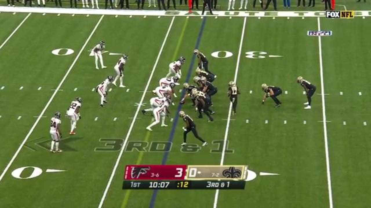Atlanta Falcons defensive tackle Grady Jarrett brings pressure for ...