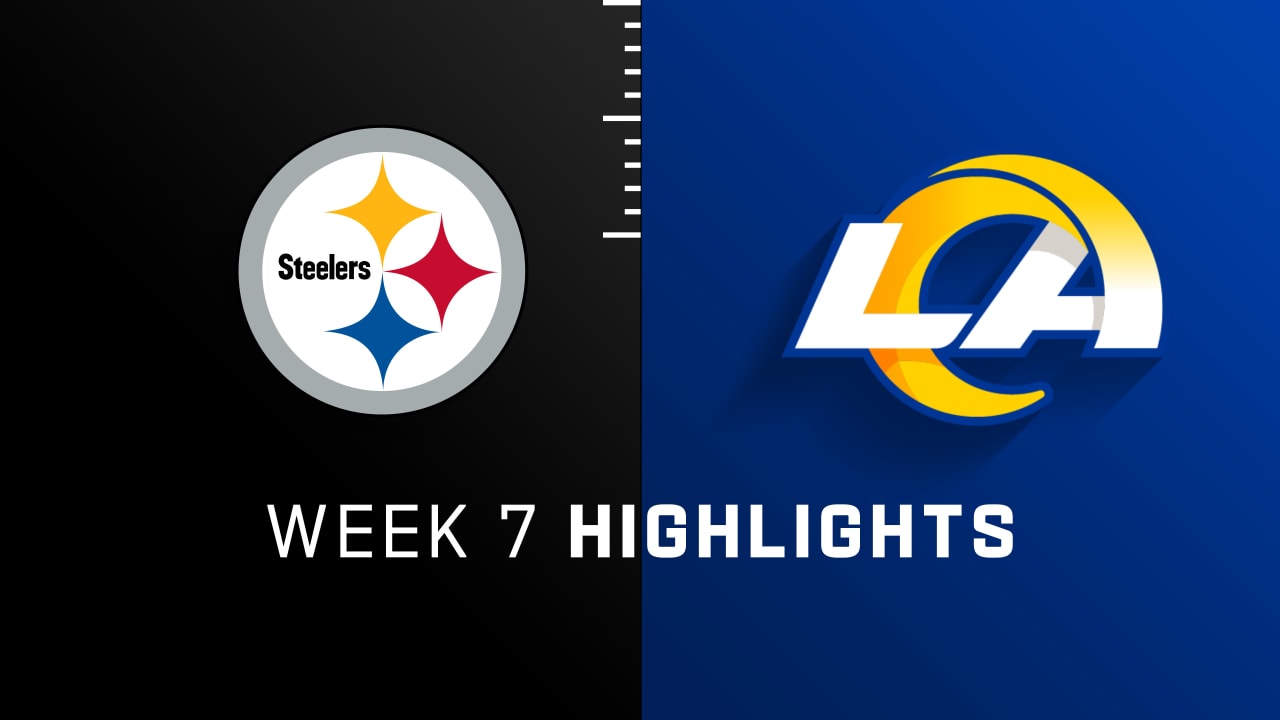 Pittsburgh Steelers vs. Los Angeles Rams highlights | Week 7