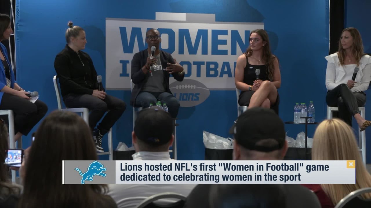 Detroit Lions hosted NFL's first 'Women in Football' game dedicated to ...