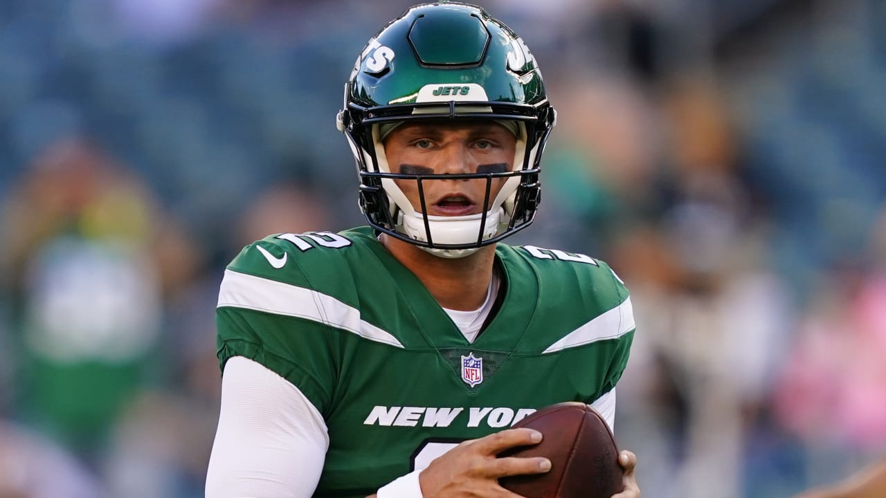 Jets head coach Robert Saleh says QB Zach Wilson (knee) has chance to start Sunday vs. Ravens
