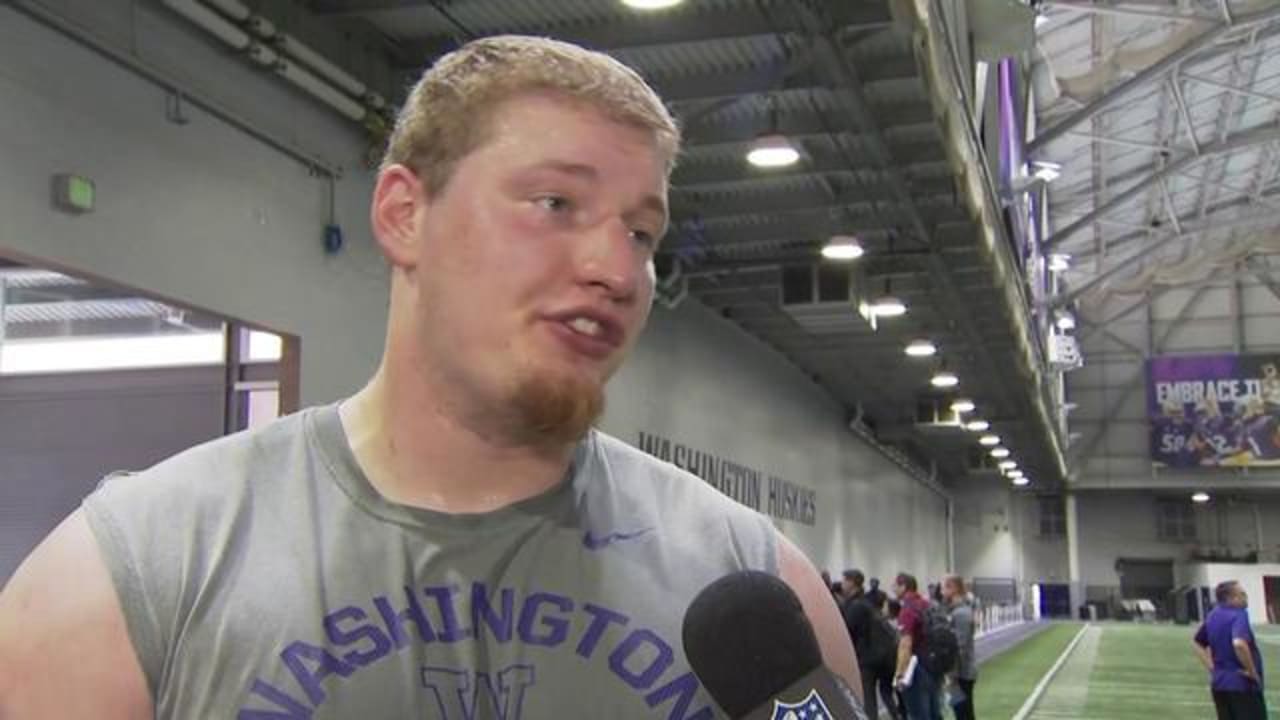 Washington offensive tackle Kaleb McGary on his play style: My goal is ...