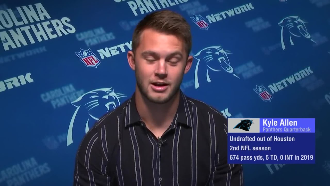 Carolina Panthers quarterback Kyle Allen discusses his relationship ...