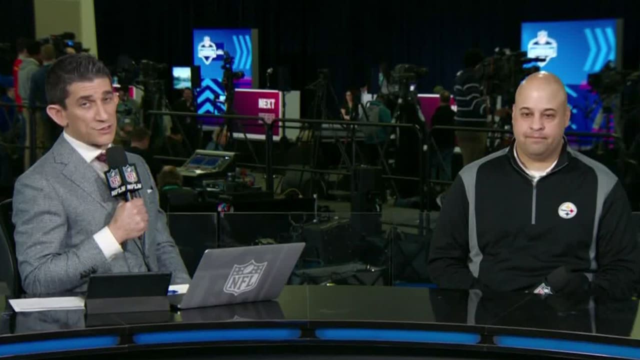 Pittsburgh Steelers general manager Omar Khan joins "NFL Now" at the ...