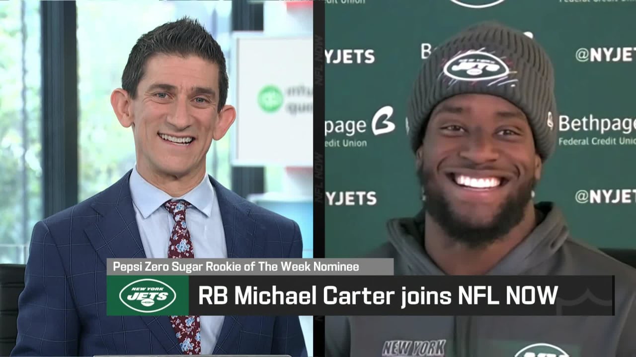 New York Jets rookie running back Michael Carter weighs in on his ...
