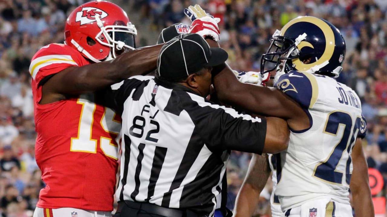 Jeremy Maclin, Lamarcus Joyner ejected for fighting
