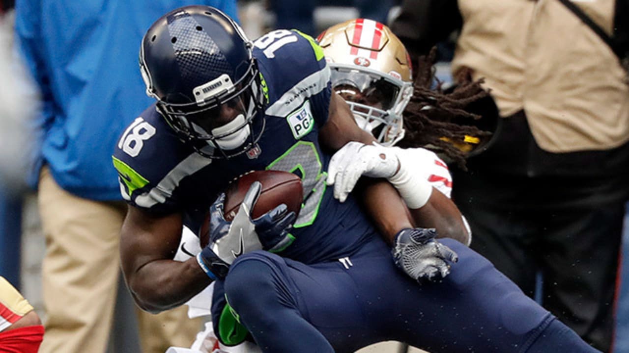 Jaron Brown gets behind 49ers' secondary for big 45-yard pickup