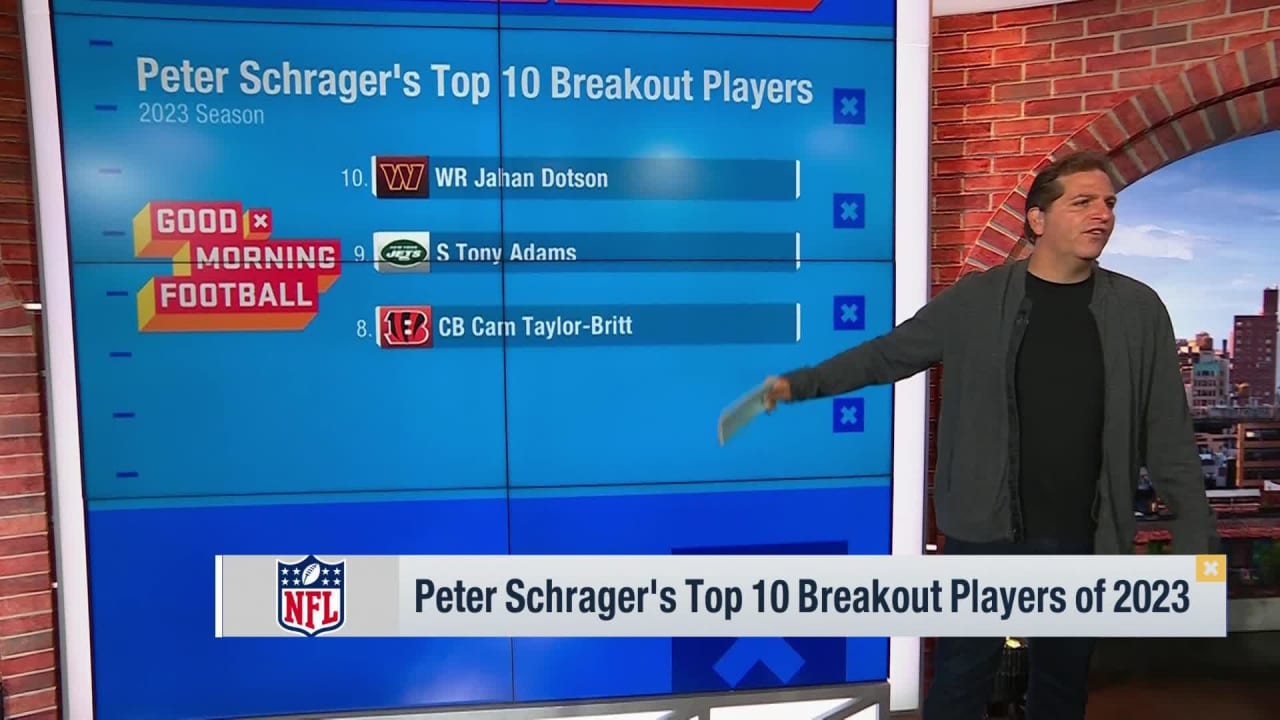 NFL Network's Peter Schrager's Nos. 8-10 on his breakout players list ... NFL Network's Peter Schrager's Nos. 8-10 on his breakout players list ...