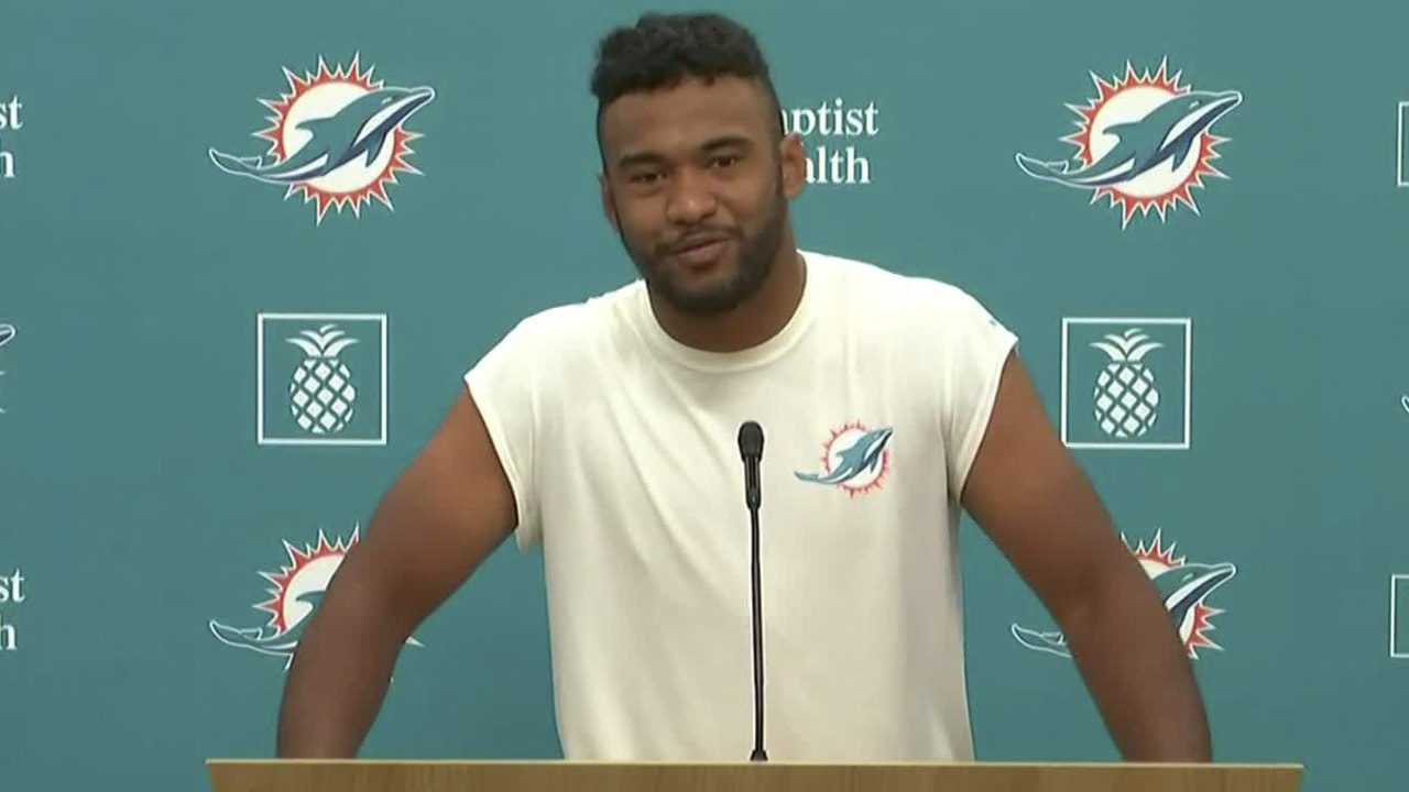 Miami Dolphins quarterback Tua Tagovailoa on head coach Mike McDaniel ...