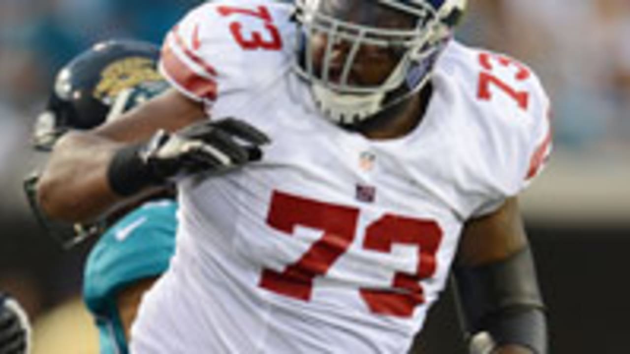 Shaun Rogers of New York Giants out for season with blood clot