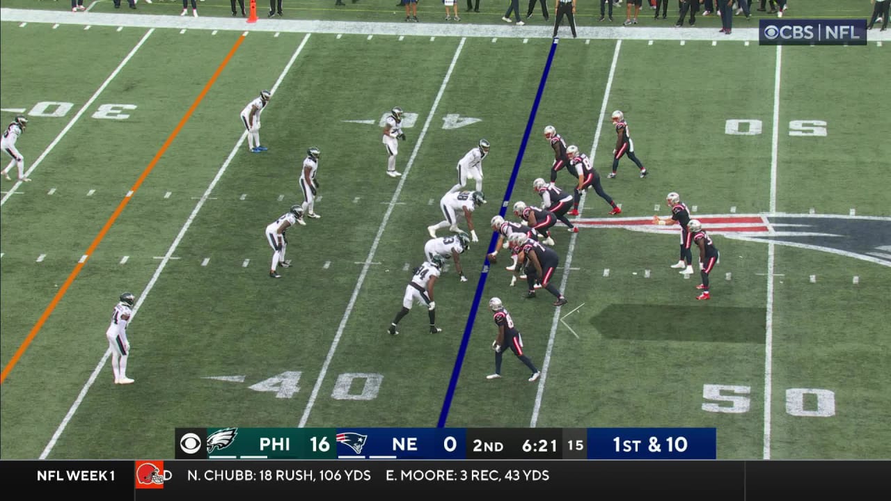 New England Patriots wide receiver Demario Douglas' second NFL catch ...