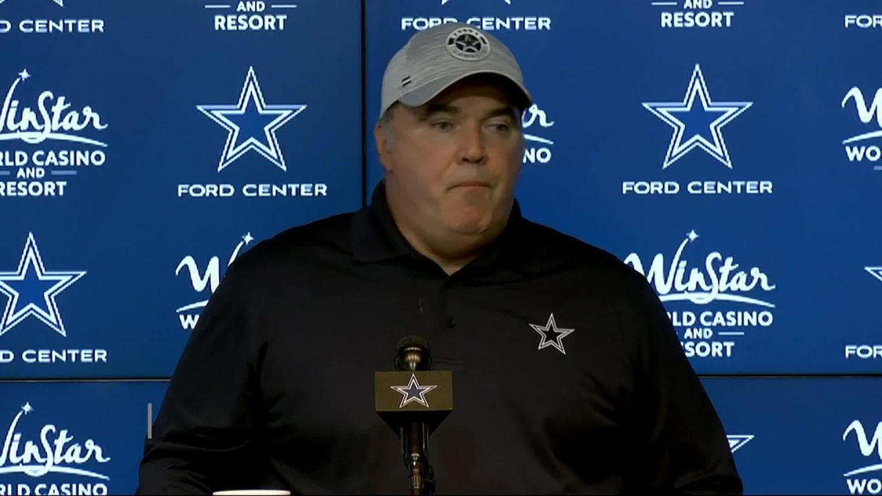 Dallas Cowboys head coach Mike McCarthy gets emotional reflecting on ...