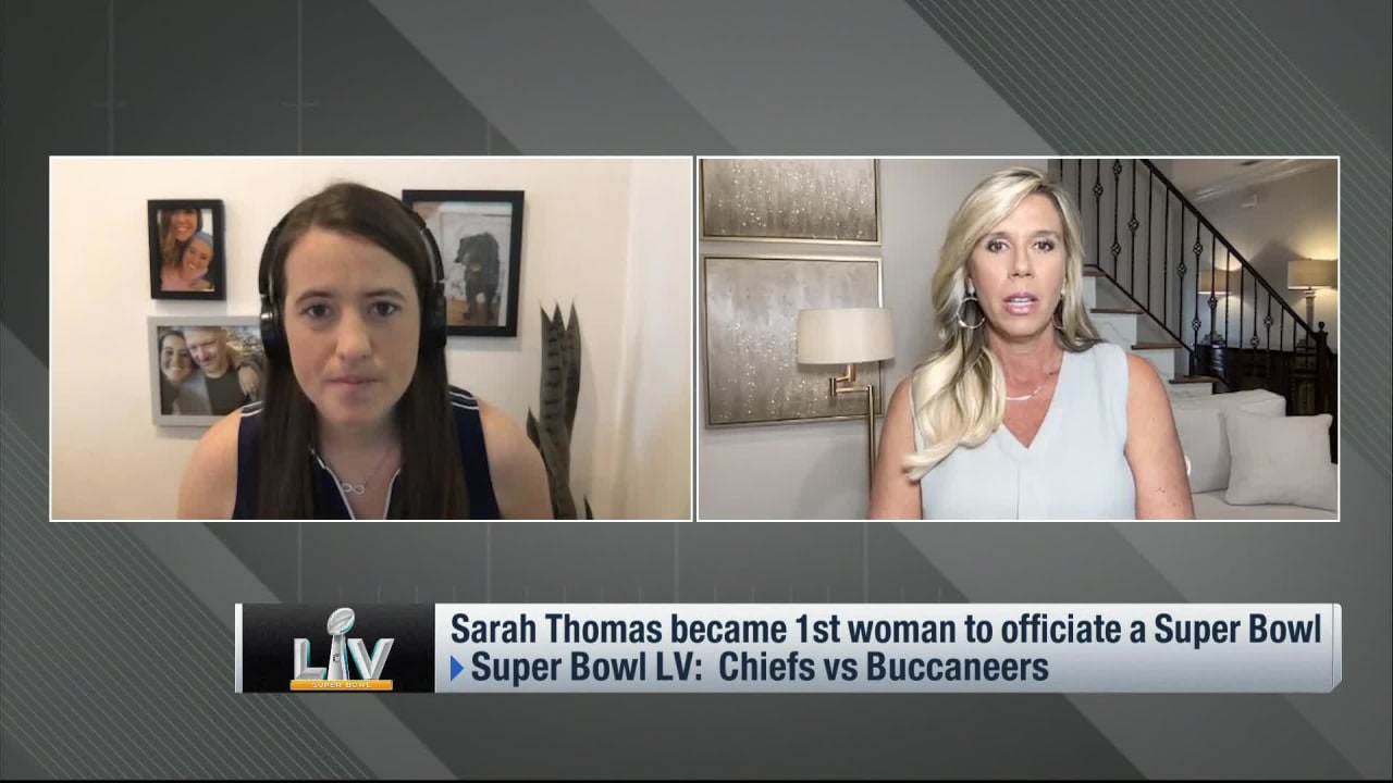 Sarah Thomas reflects on becoming the first woman to officiate a Super Bowl