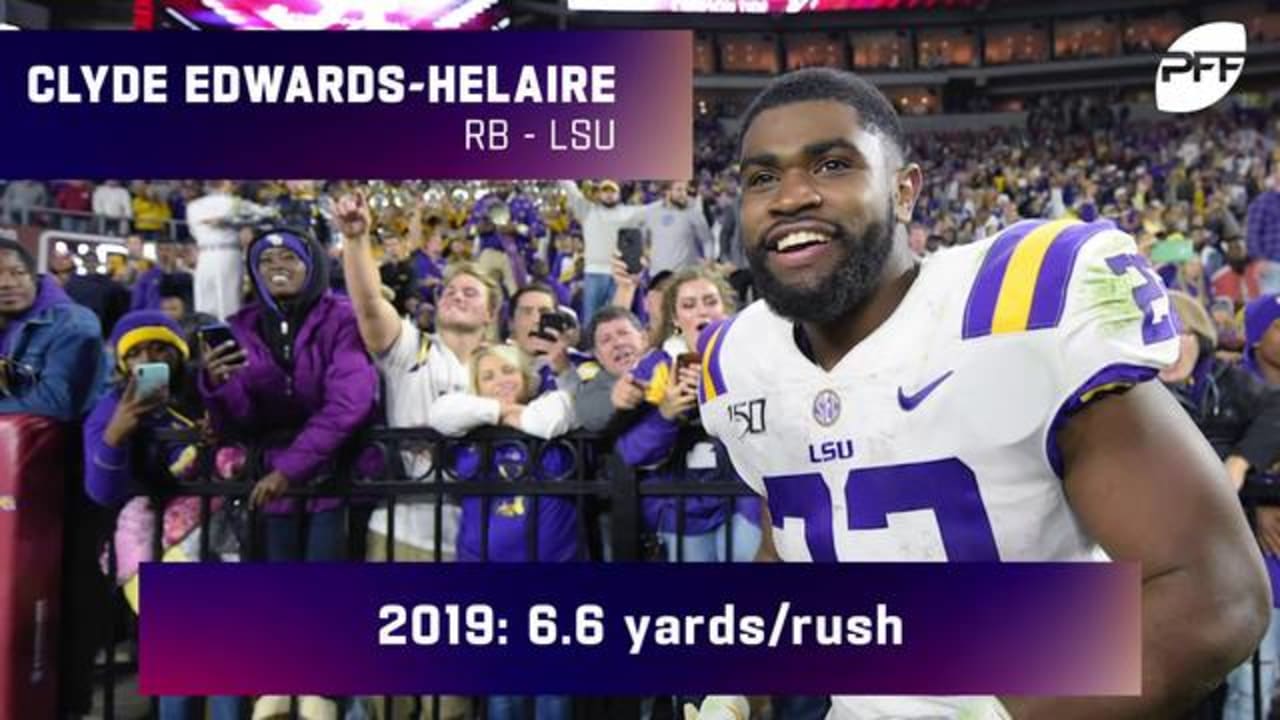 PFF's 2020 draft profile: Clyde Edwards-Helaire PFF's 2020 draft profile: Clyde Edwards-Helaire
