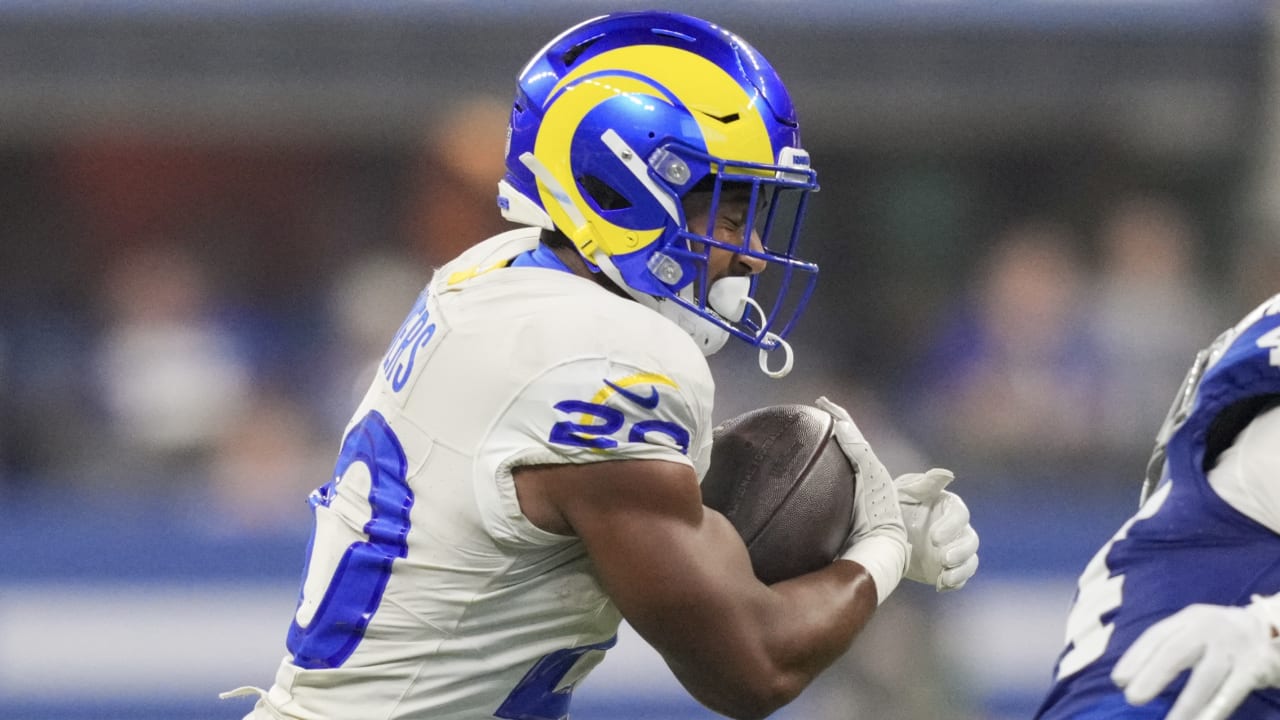 Los Angeles Rams running back Kyren Williams's second TD of first ...