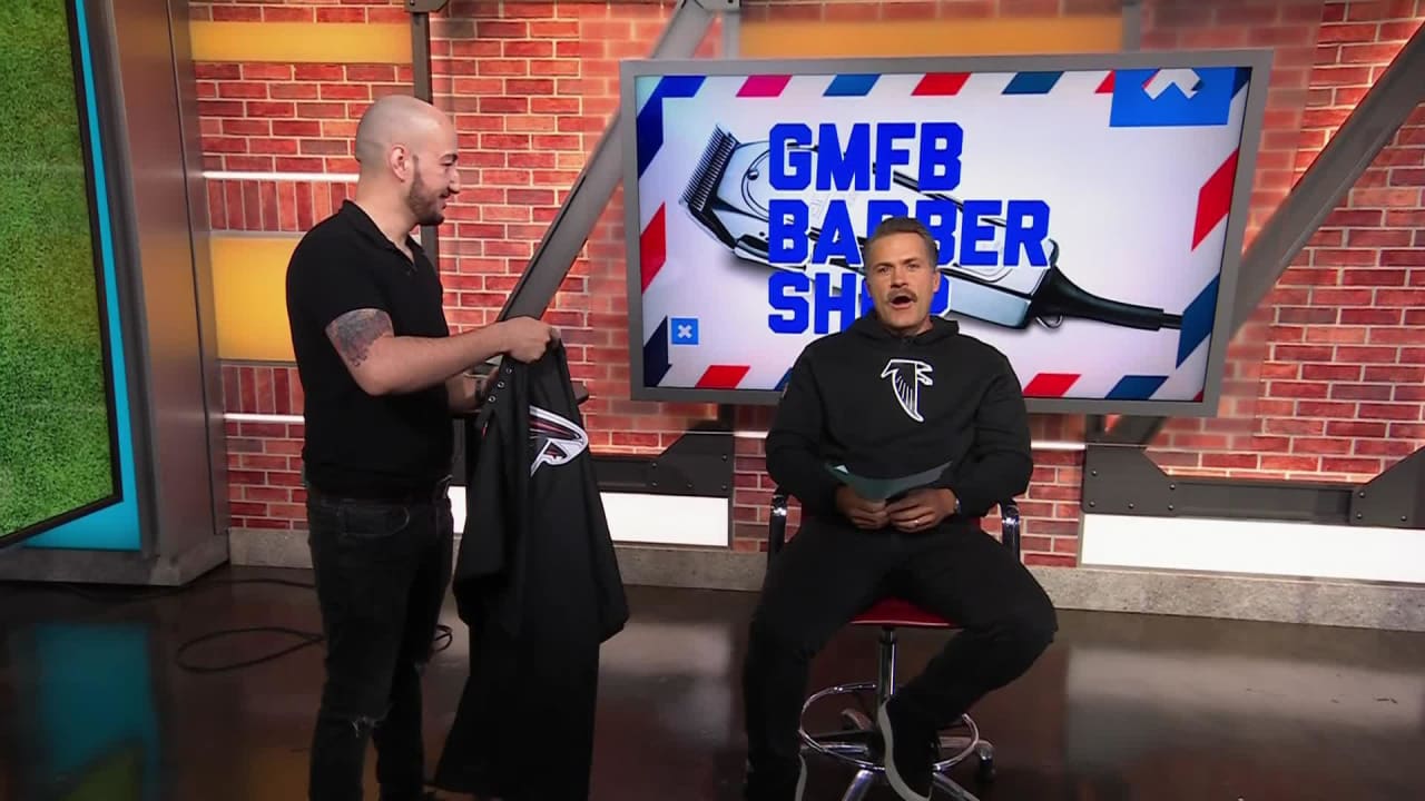 NFL Network's Kyle Brandt shaves his mustache following Atlanta Falcons ...