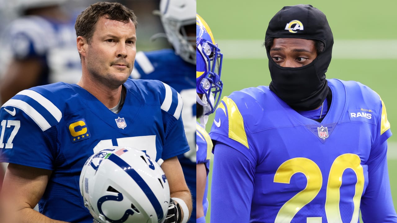 Indianapolis Colts QB Philip Rivers vs. Los Angeles Rams CB Jalen ...