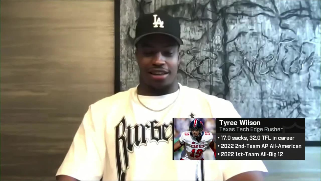 Texas Tech Red Raiders EDGE prospect Tyree Wilson joins 'NFL Total ...