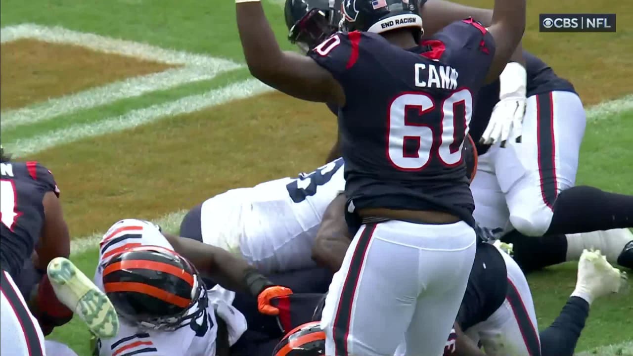 Houston Texans running back Dameon Pierce plows ahead for his first NFL ...