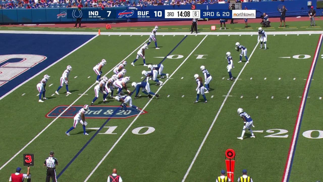 Buffalo Bills wide receiver Marcell Ateman toe-tap grab moves chains ...