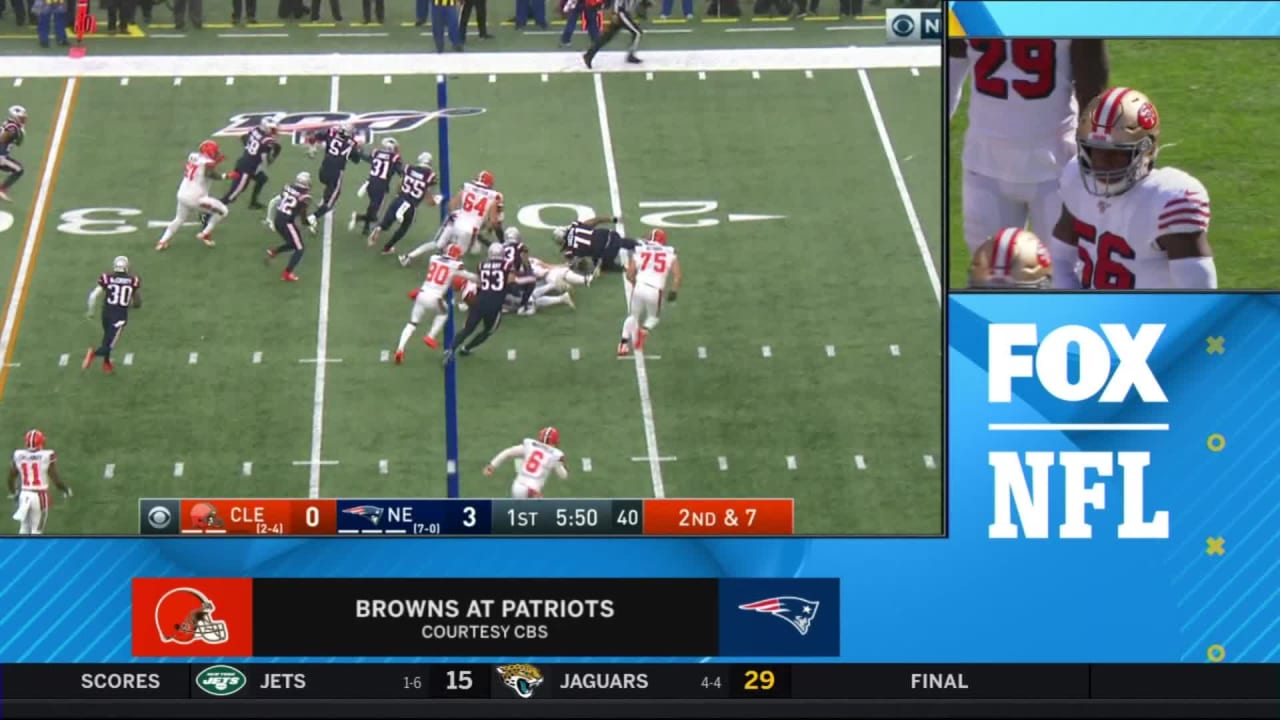 D.J. Jones runs down Kyle Allen for HUGE sack