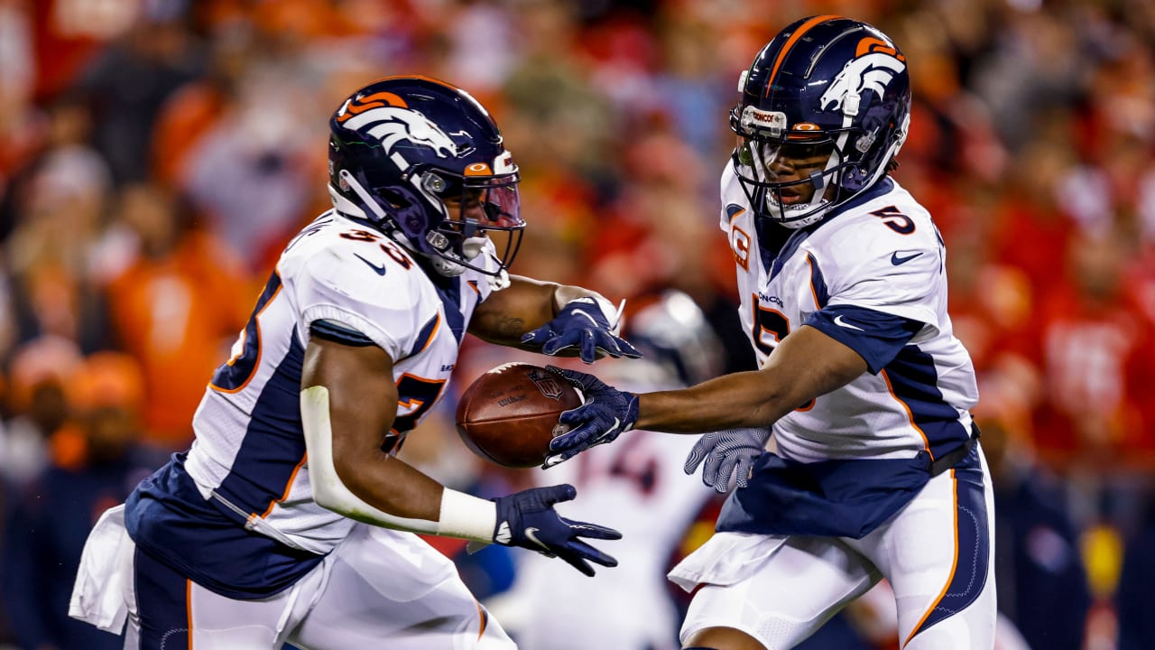 Denver Broncos rookie running back Javonte Williams keeps his feet ...