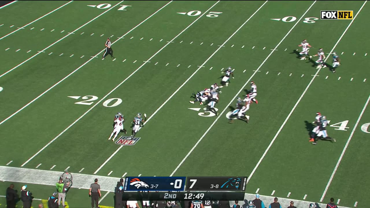 Denver Broncos recover running back Raheem Blackshear's muffed punt ...