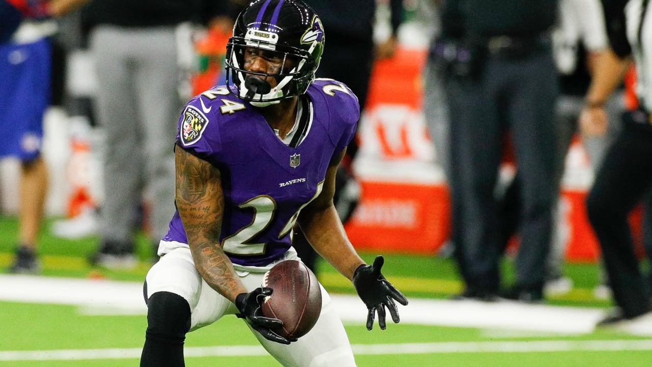 Can't-Miss Play: Baltimore Ravens cornerback Marcus Peters reads ...