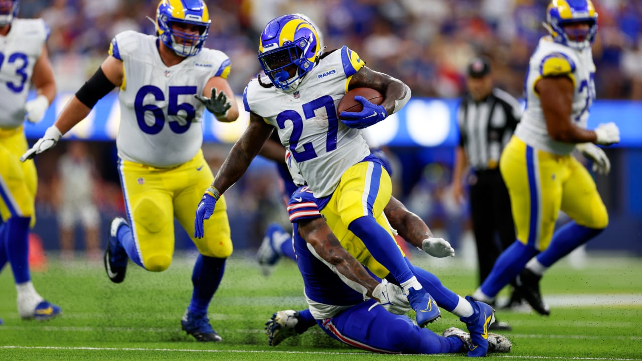 Los Angeles Rams running back Darrell Henderson morphs into a human ...