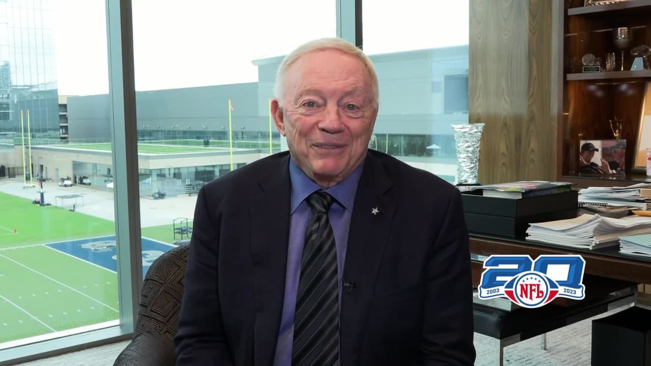 Dallas Cowboys owner Jerry Jones congratulates NFL Network on reaching ...