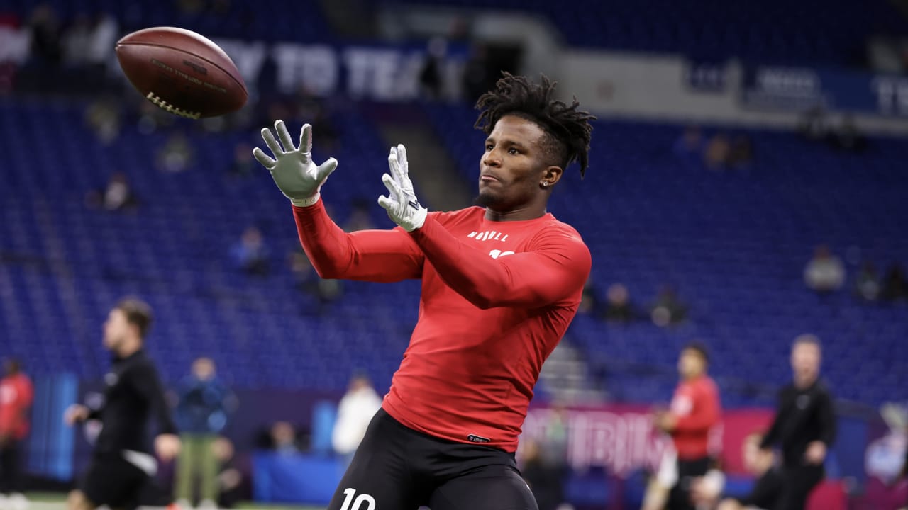 Top 5 fastest wide receiver 40-yard dashes | 2023 NFL Scouting Combine