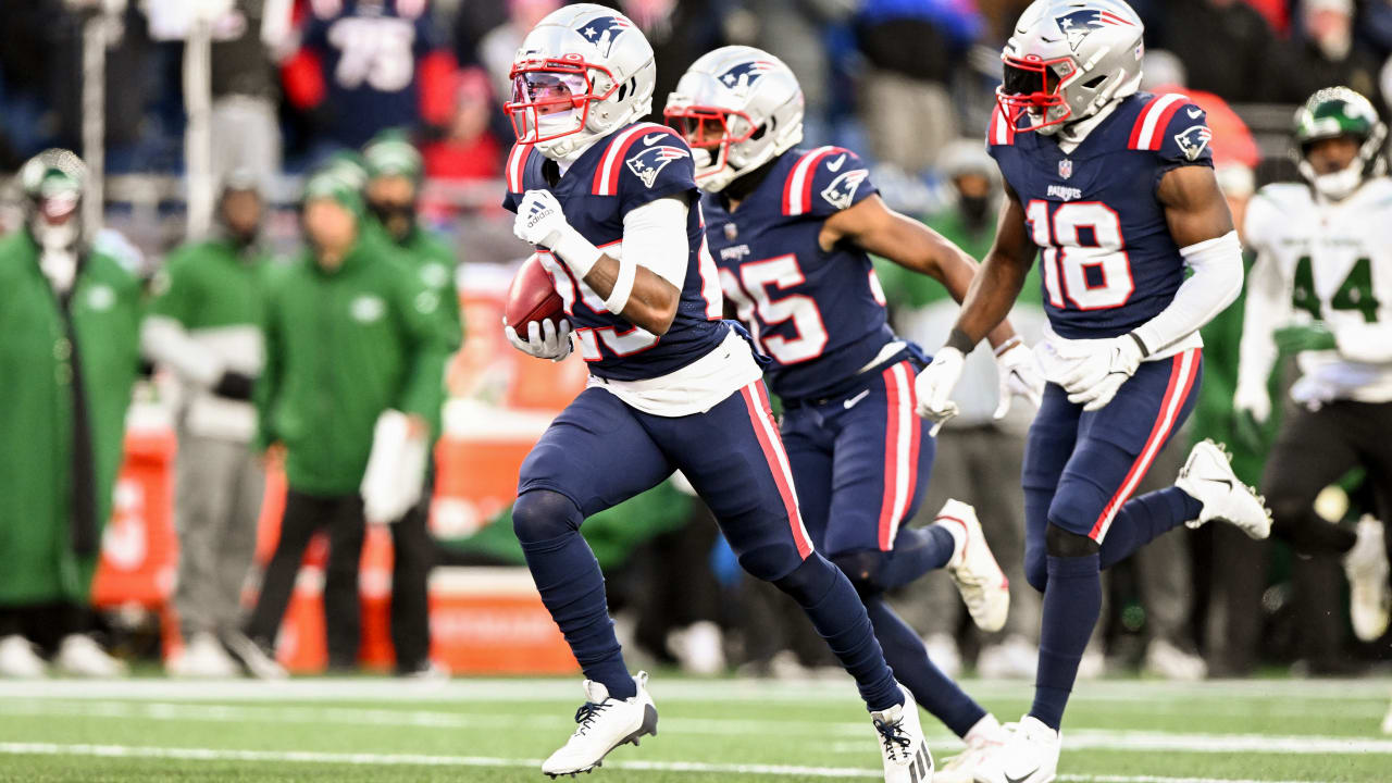 Can't Miss Play: New England Patriots cornerback Marcus Jones 84-yard return TD wins it for Pats