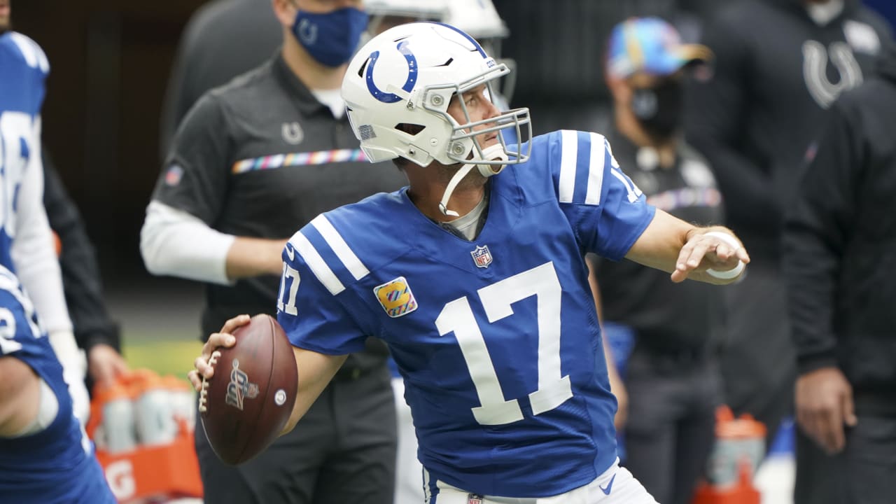 Indianapolis Colts quarterback Philip Rivers dials launch codes on a 55 ...